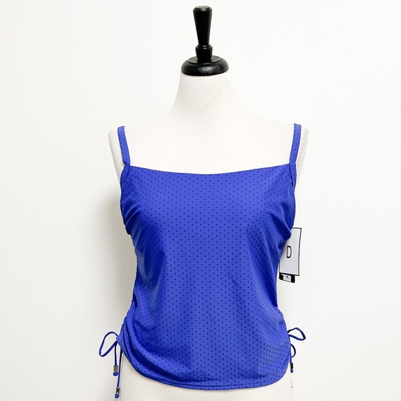 Skye | Swim | Skye Cobalt Blue Velveteen Polka Dot Tankini Nos Medium D ...